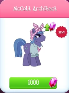 McColt Architect | The My Little Pony Gameloft Wiki | Fandom