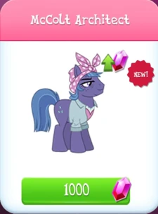 McColt Architect | The My Little Pony Gameloft Wiki | Fandom