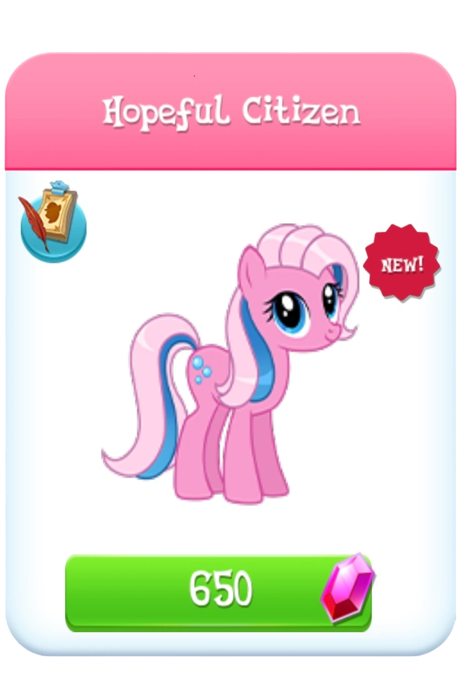 Hopeful Citizen | The My Little Pony Gameloft Wiki | Fandom