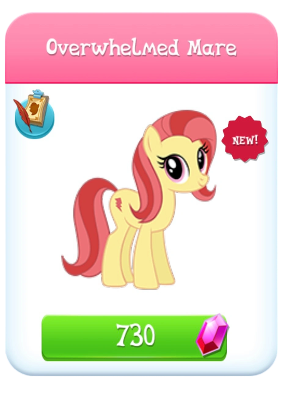 Overwhelmed Mare | The My Little Pony Gameloft Wiki | Fandom