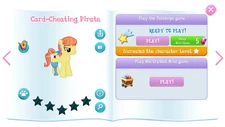 Card-Cheating Pirate | The My Little Pony Gameloft Wiki | Fandom