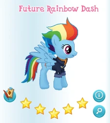 Future Rainbow Dash | The My Little Pony Gameloft Wiki | Fandom