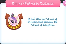 Mirror-Universe Cadance | The My Little Pony Gameloft Wiki | Fandom