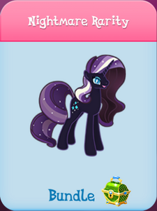 Nightmare Rarity | The My Little Pony Gameloft Wiki | Fandom