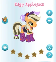 Edgy Applejack | The My Little Pony Gameloft Wiki | Fandom