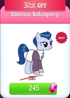 Essence Salespony | The My Little Pony Gameloft Wiki | Fandom