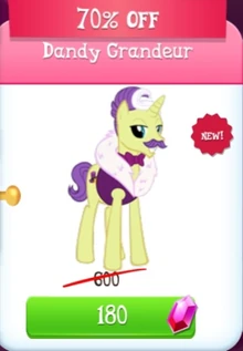 Dandy Grandeur | The My Little Pony Gameloft Wiki | Fandom