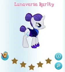 Lunaverse Rarity | The My Little Pony Gameloft Wiki | Fandom