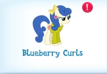 Blueberry Curls | The My Little Pony Gameloft Wiki | Fandom