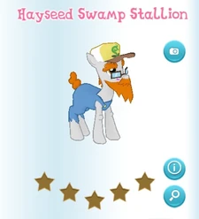Hayseed Swamp Stallion | The My Little Pony Gameloft Wiki | Fandom