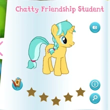 Chatty Friendship Student | The My Little Pony Gameloft Wiki | Fandom