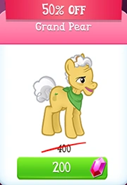 Grand Pear | The My Little Pony Gameloft Wiki | Fandom