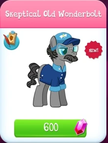 Skeptical Old Wonderbolt | The My Little Pony Gameloft Wiki | Fandom