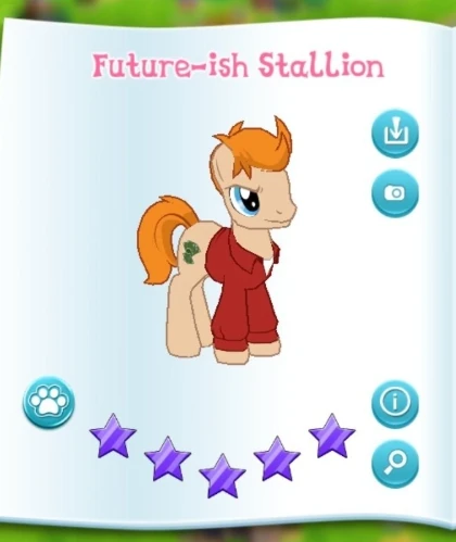 Future-ish Stallion | The My Little Pony Gameloft Wiki | Fandom