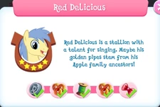 Red Delicious | The My Little Pony Gameloft Wiki | Fandom