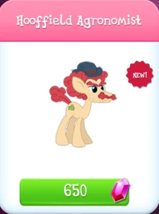 Hooffield Agronomist | The My Little Pony Gameloft Wiki | Fandom