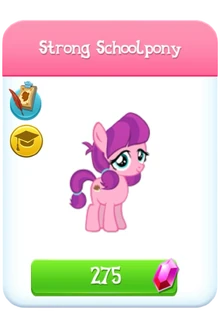 Strong Schoolpony | The My Little Pony Gameloft Wiki | Fandom