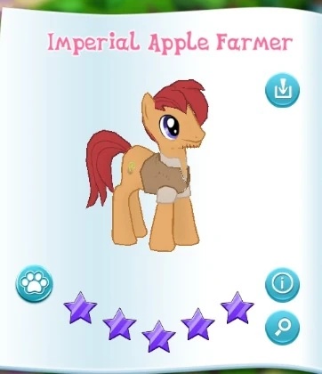 Imperial Apple Farmer | The My Little Pony Gameloft Wiki | Fandom