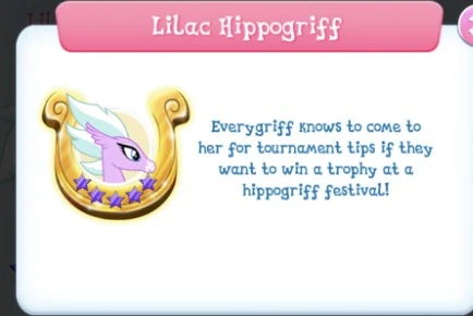 Lilac Hippogriff | The My Little Pony Gameloft Wiki | Fandom
