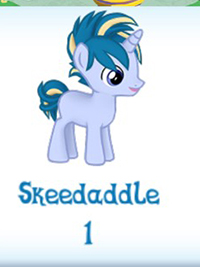 Skeedaddle | The My Little Pony Gameloft Wiki | Fandom