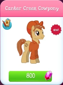 Canter Creek Cowpony | The My Little Pony Gameloft Wiki | Fandom