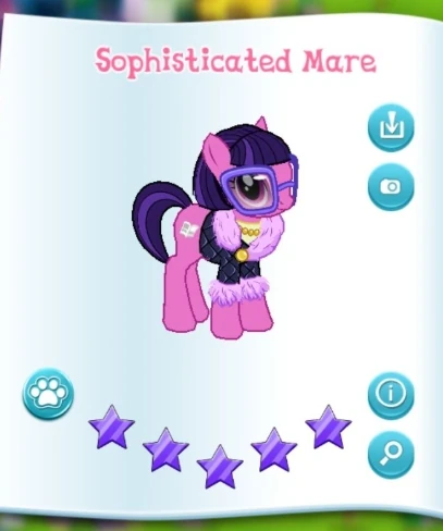 Sophisticated Mare | The My Little Pony Gameloft Wiki | Fandom