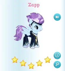 Zapp | The My Little Pony Gameloft Wiki | Fandom