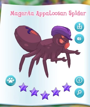 Magenta Appaloosan Spider | The My Little Pony Gameloft Wiki | Fandom