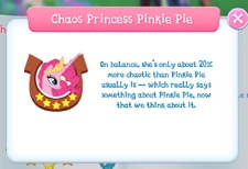Chaos Princess Pinkie Pie | The My Little Pony Gameloft Wiki | Fandom