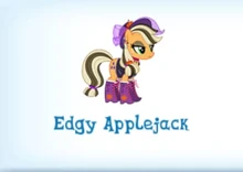 Edgy Applejack | The My Little Pony Gameloft Wiki | Fandom