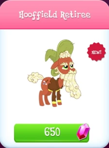 Hooffield Retiree | The My Little Pony Gameloft Wiki | Fandom