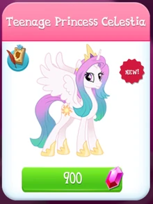 Teenage Princess Celestia | The My Little Pony Gameloft Wiki | Fandom