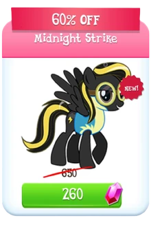 Midnight Strike | The My Little Pony Gameloft Wiki | Fandom