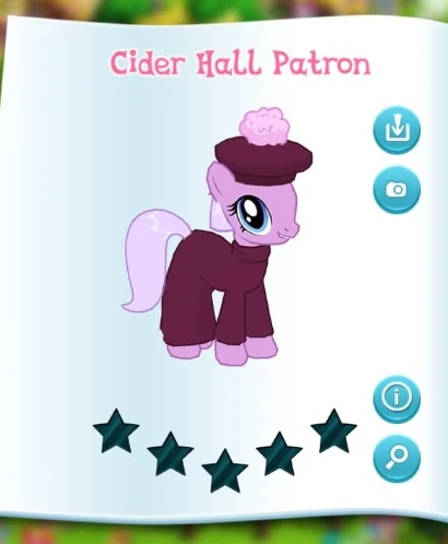 Cider Hall Patron | The My Little Pony Gameloft Wiki | Fandom