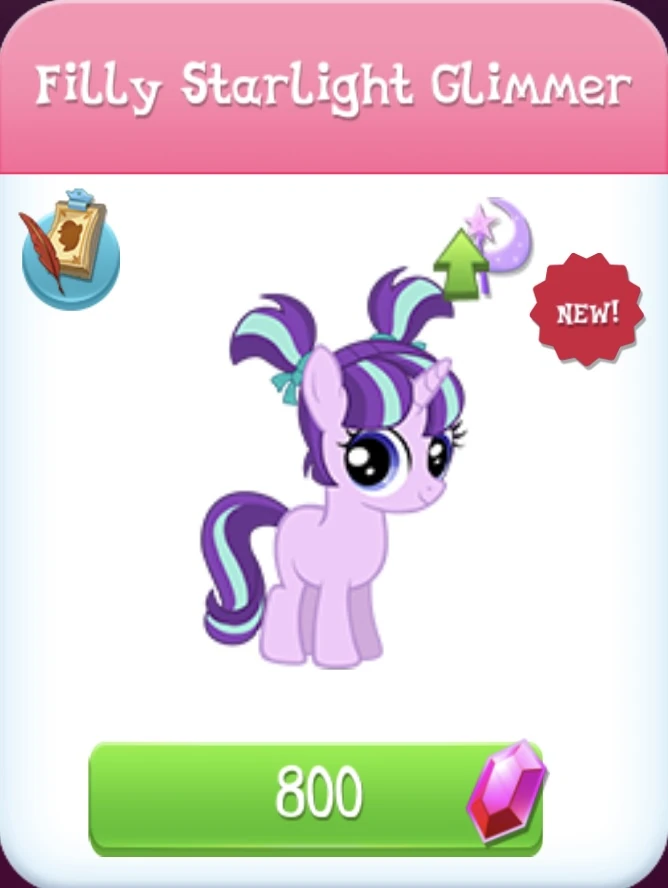 Filly Starlight Glimmer | The My Little Pony Gameloft Wiki | Fandom