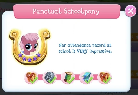 Punctual Schoolpony | The My Little Pony Gameloft Wiki | Fandom