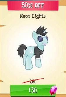 Neon Lights | The My Little Pony Gameloft Wiki | Fandom