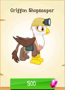 Griffon Shopkeeper | The My Little Pony Gameloft Wiki | Fandom