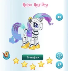 Robo Rarity | The My Little Pony Gameloft Wiki | Fandom