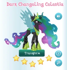 Changeling Mlp Celestia