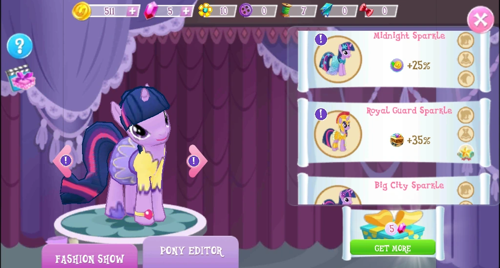 Pony Editor | The My Little Pony Gameloft Wiki | Fandom