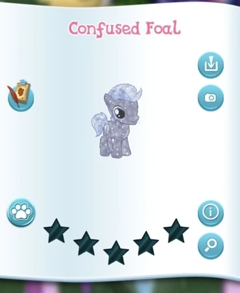 Confused Foal | The My Little Pony Gameloft Wiki | Fandom