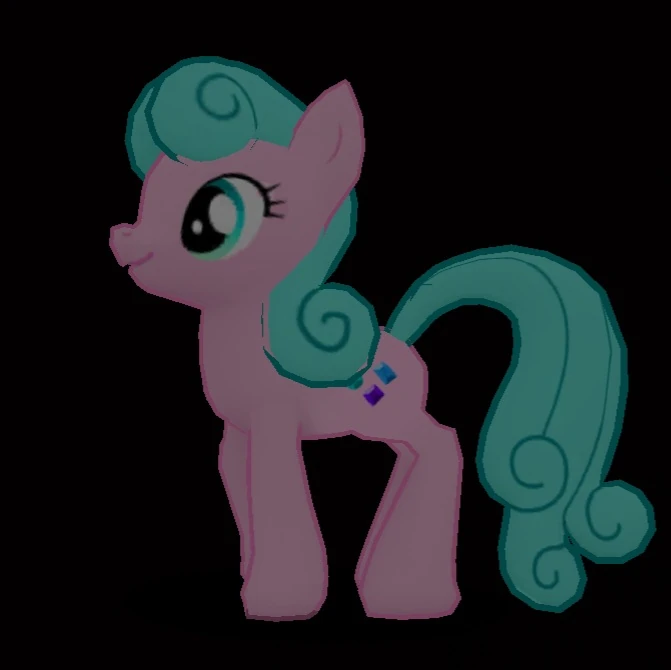 Cyan-Maned Future Townspony | The My Little Pony Gameloft Wiki | Fandom