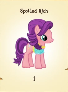 Spoiled Rich | The My Little Pony Gameloft Wiki | Fandom