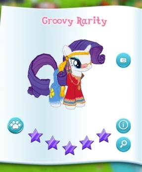 Groovy Rarity | The My Little Pony Gameloft Wiki | Fandom