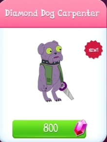 Diamond Dog Carpenter | The My Little Pony Gameloft Wiki | Fandom