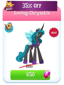 Loving Chrysalis | The My Little Pony Gameloft Wiki | Fandom