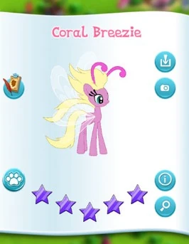 Coral Breezie | The My Little Pony Gameloft Wiki | Fandom