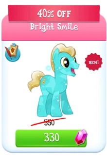 Bright Smile | The My Little Pony Gameloft Wiki | Fandom