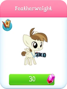 Featherweight | The My Little Pony Gameloft Wiki | Fandom
